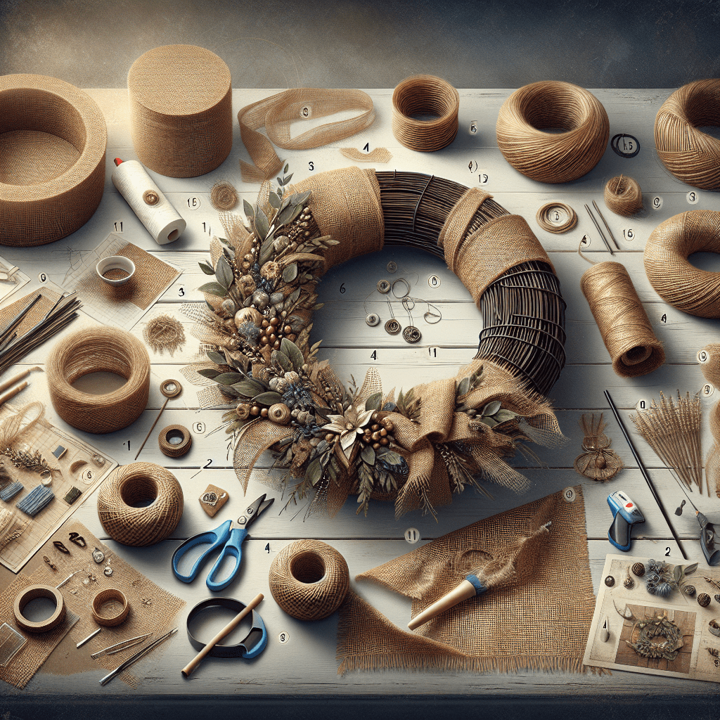 Burlap Wreath Tutorial: How to Make a Stunning Burlap Wreath for Your ...