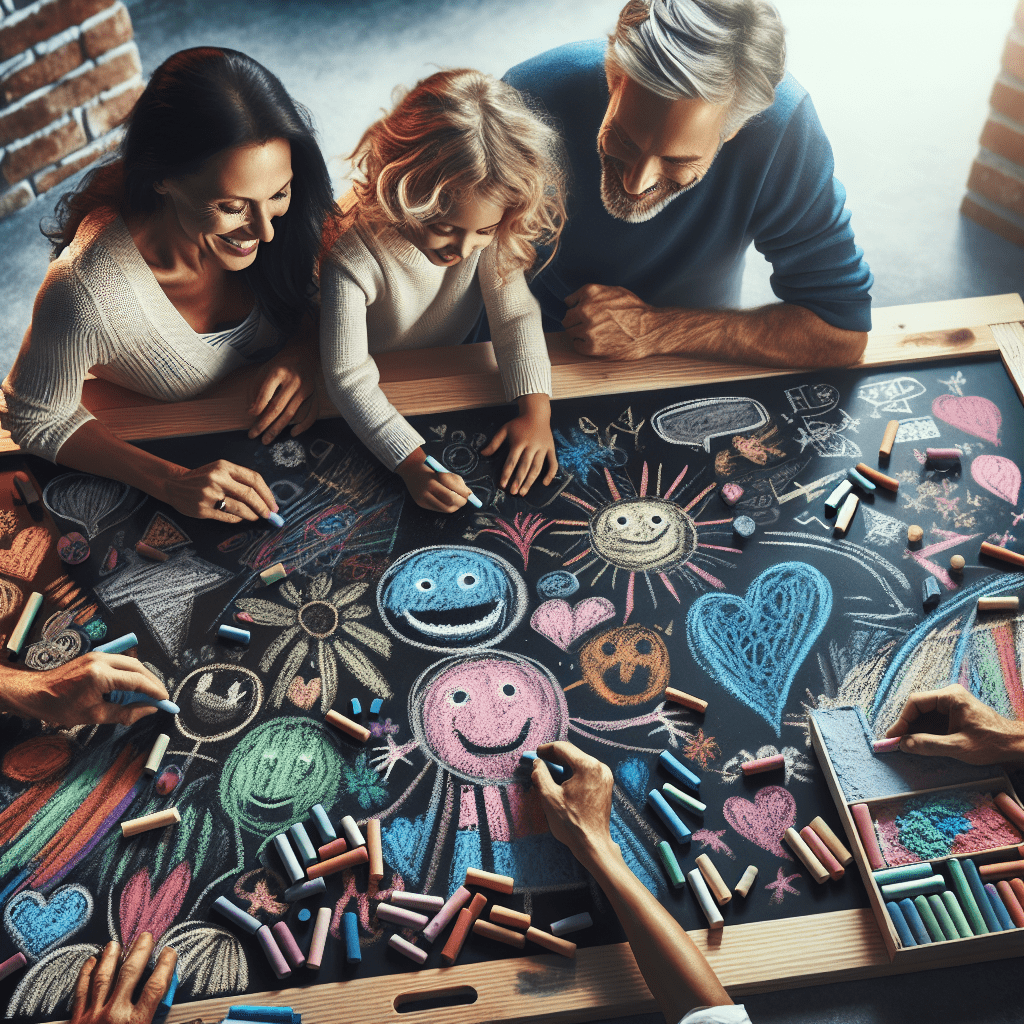How to Create Fun Chalkboard Art with Kids - ZaDjecu.NET
